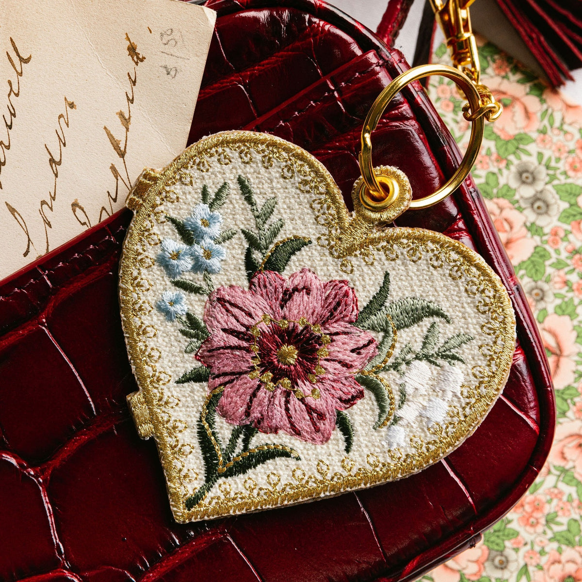 Victorian Locket Charm – Hand & Lock