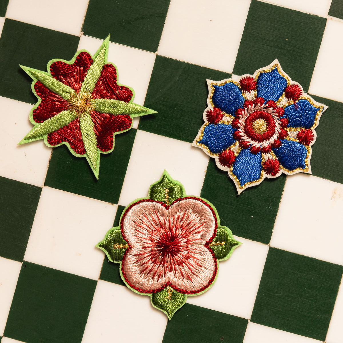 Medieval Floral Trio – Hand & Lock
