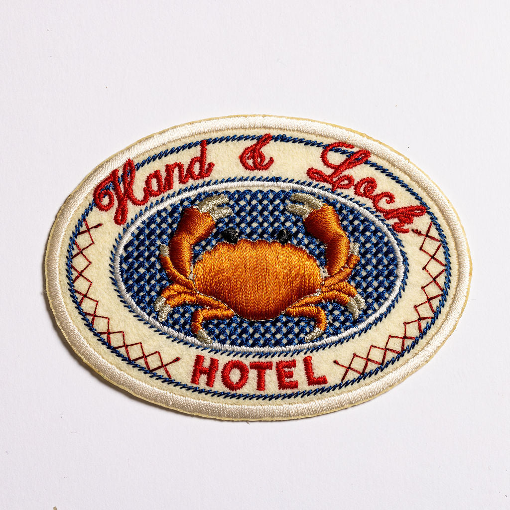 The Crab Label Patch – Hand & Lock