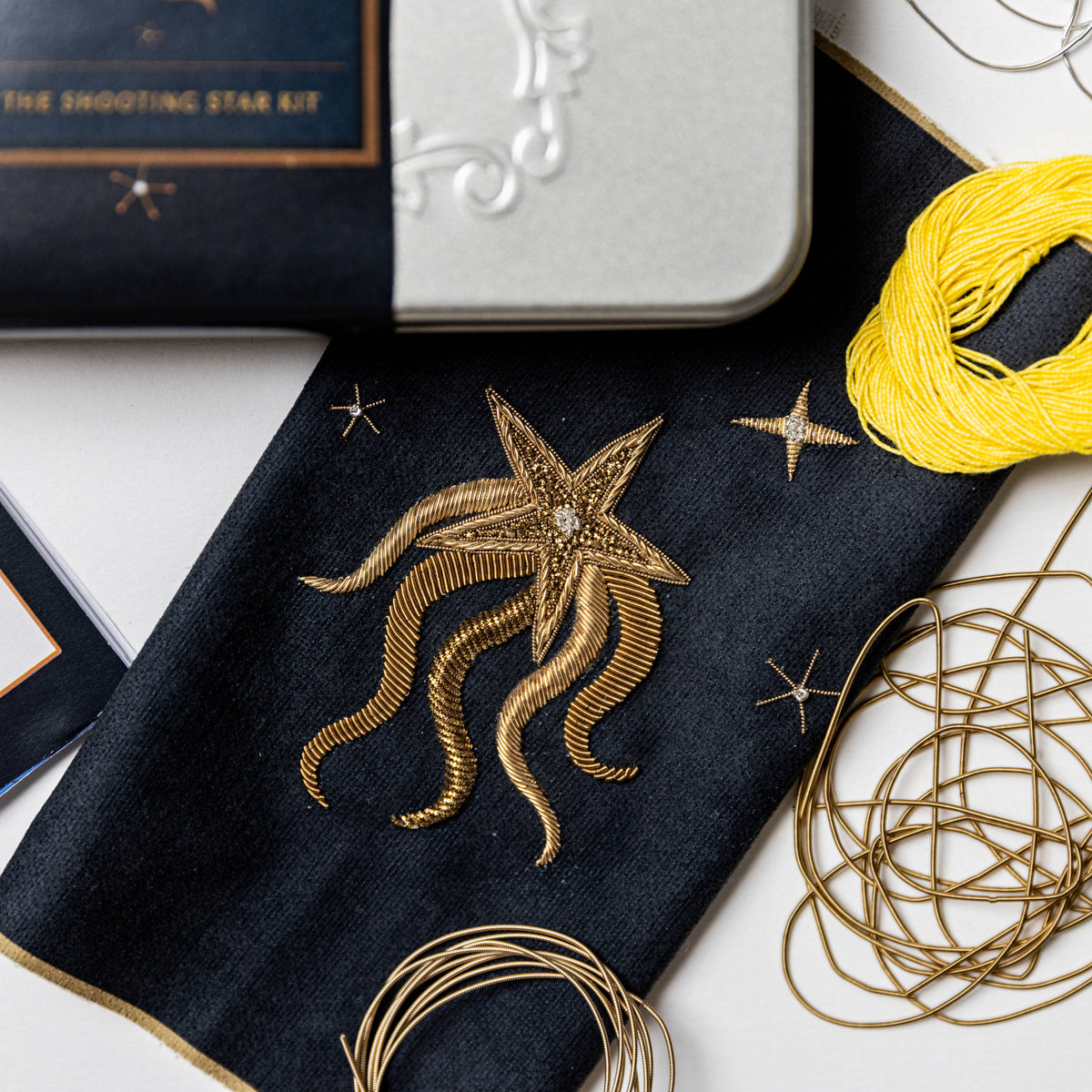 The Shooting Star Goldwork Kit – Hand & Lock