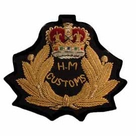 HM Customs Cap Badge – Hand & Lock