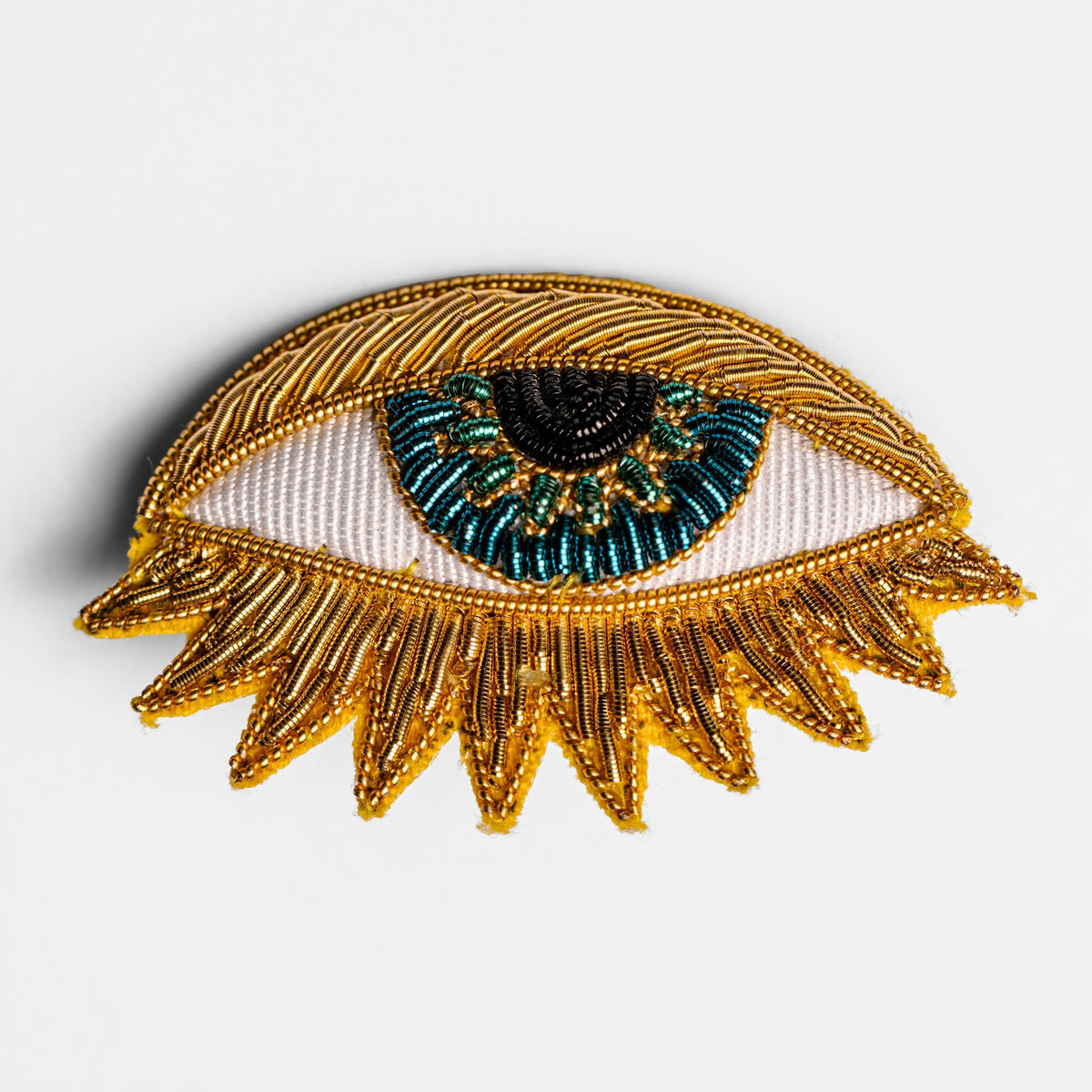 Gold Celestial Eye Brooch – Hand & Lock