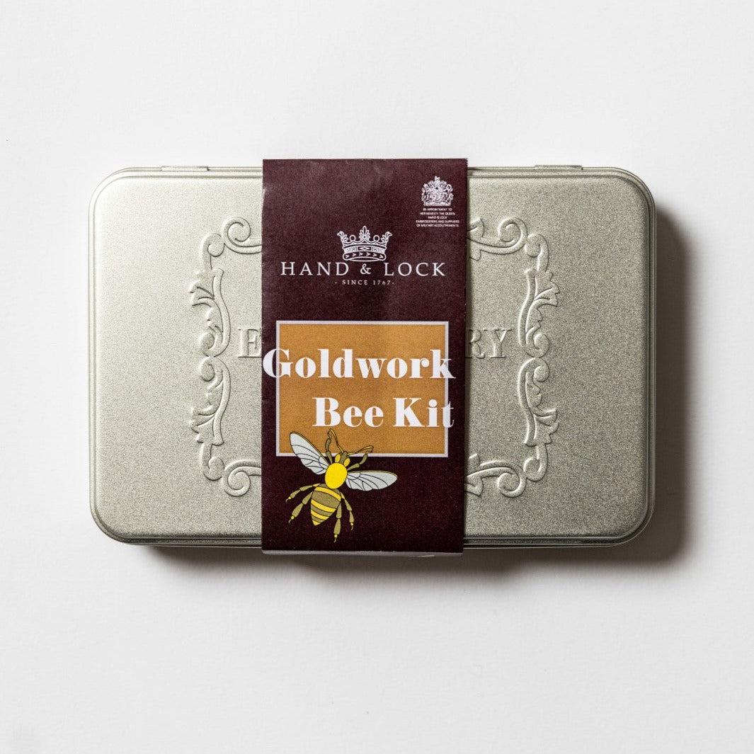 Goldwork Bee Embroidery Kit – Hand & Lock